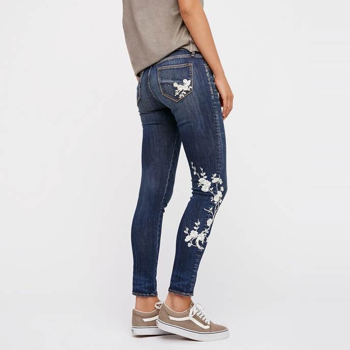 Embroidered Jeans