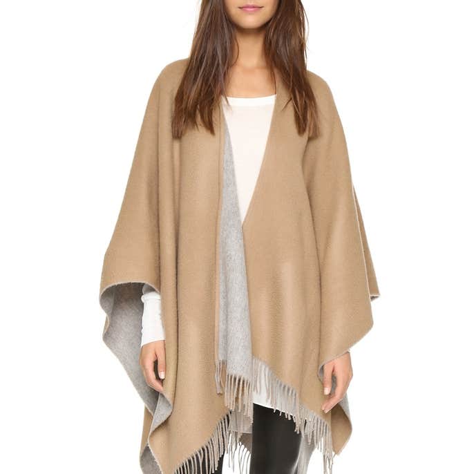 Oversized Wraps and Ponchos